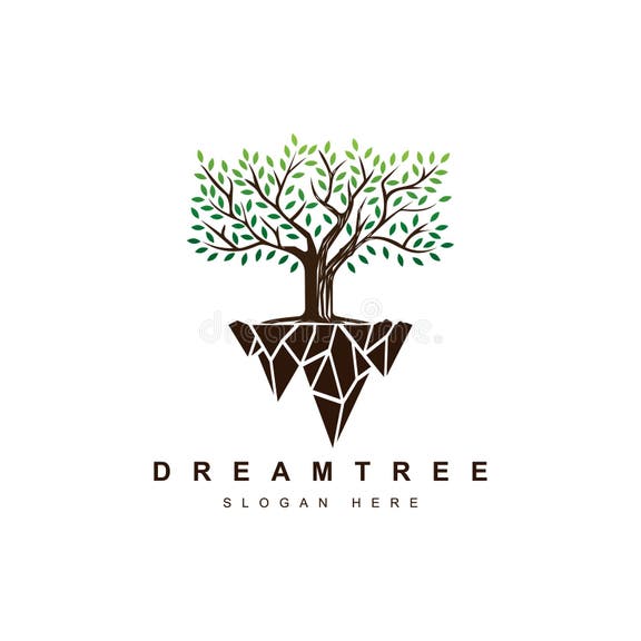Dream Tree Logo Design Template Stock Vector - Illustration of abstract ...