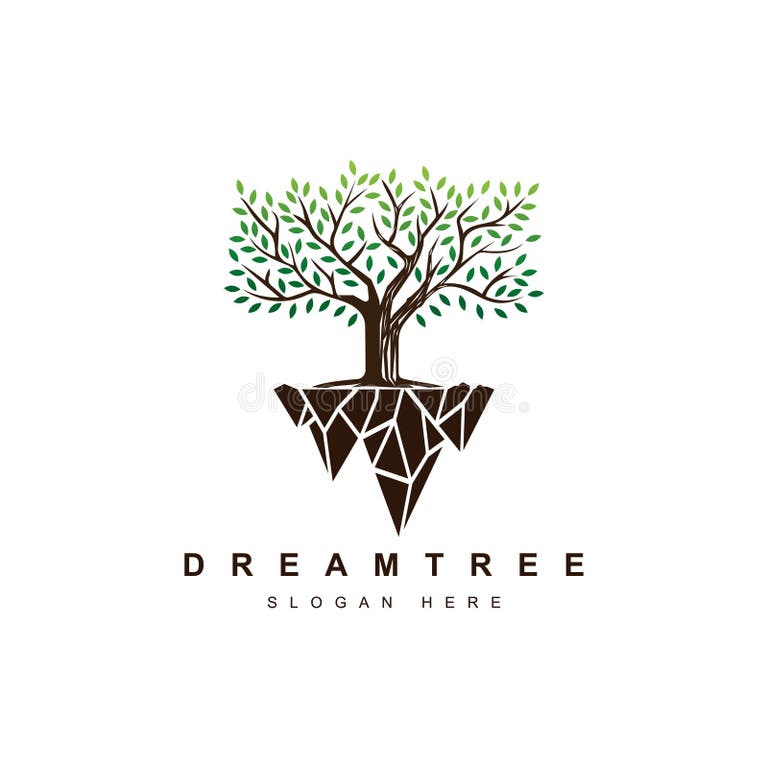 Dream Tree Logo Design Template Stock Vector - Illustration of abstract ...