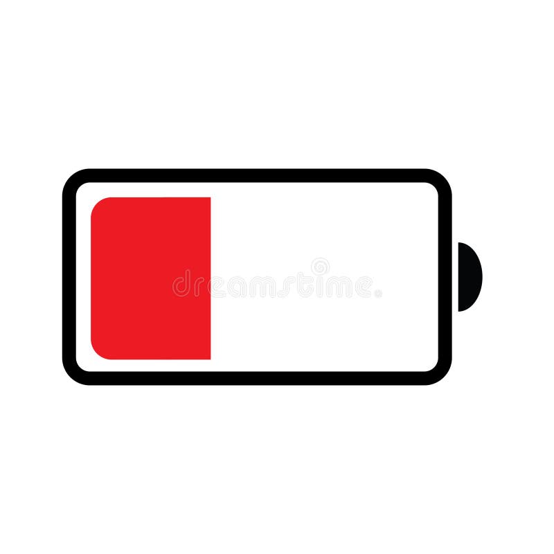 Phone battery icon stock vector. Illustration of charge - 170801194