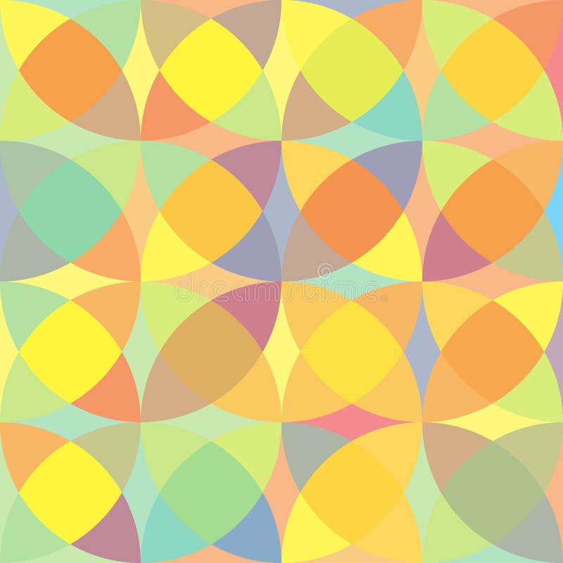 Seamless Geometric Pattern with Circle. Abstract Circle Background ...