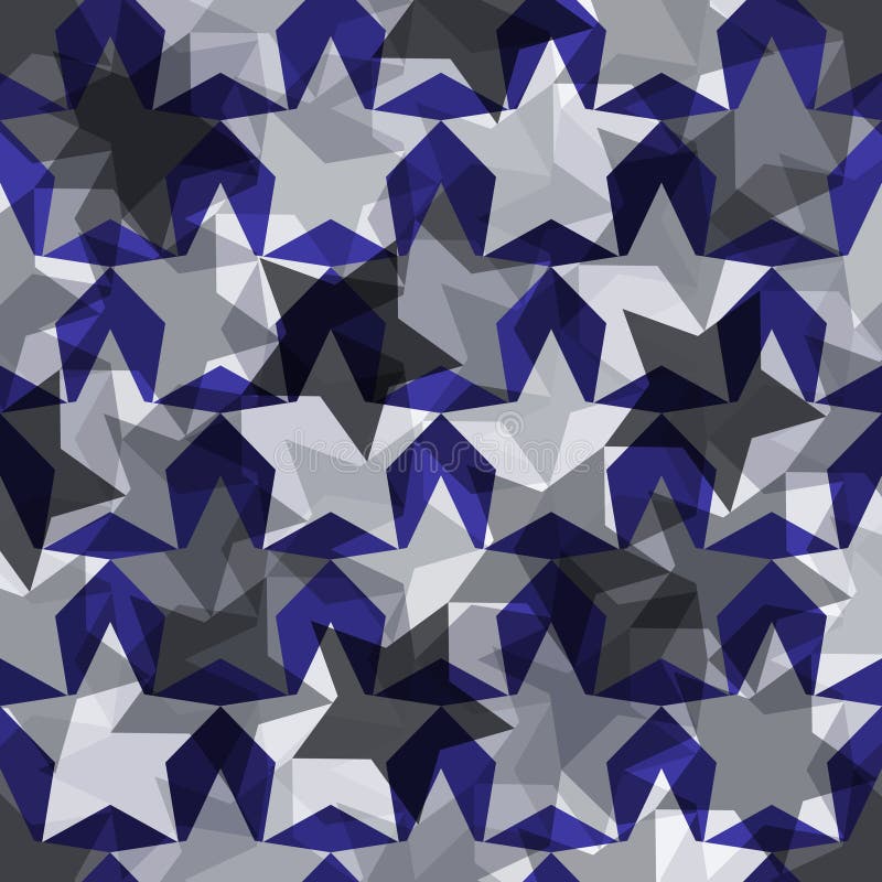Geometric Pattern with Stars. Abstract Seamless Stars Background Stock ...