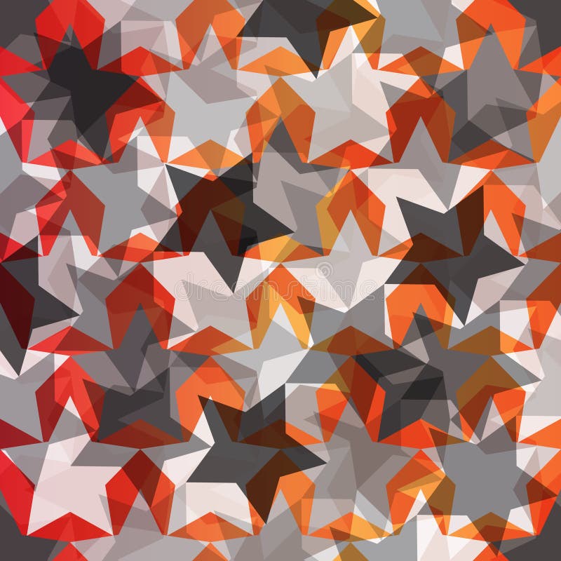 Geometric Pattern with Stars. Abstract Seamless Stars Background Stock ...