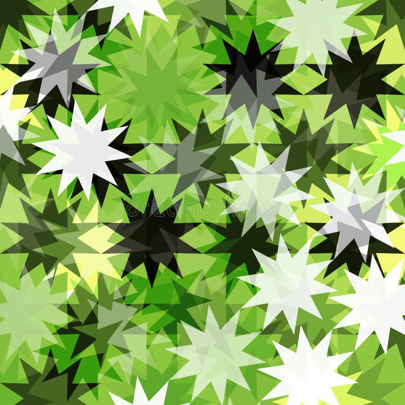 Geometric Pattern with Stars. Abstract Seamless Stars Background Stock ...