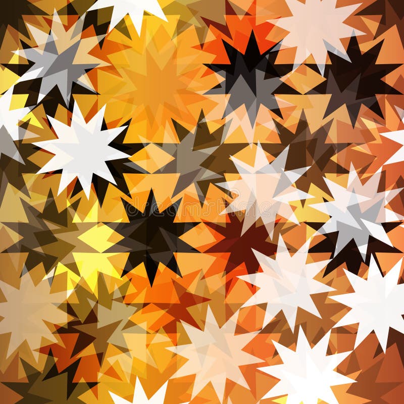 Geometric Pattern with Stars. Abstract Seamless Stars Background Stock ...
