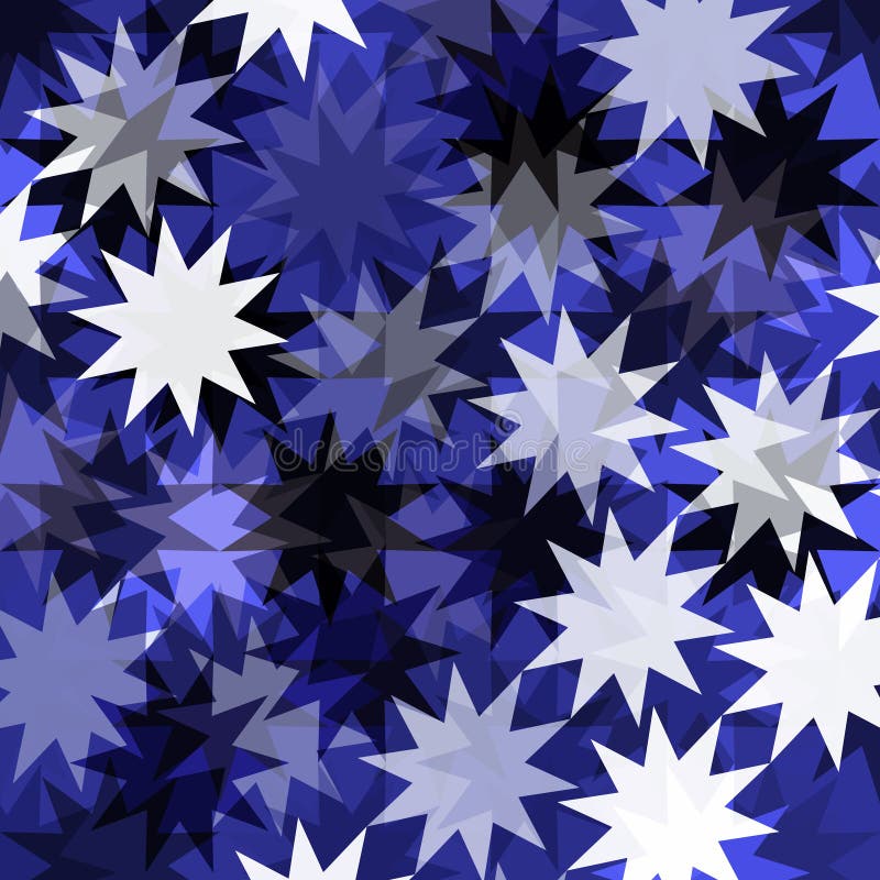 Geometric Pattern with Stars. Abstract Seamless Stars Background Stock ...