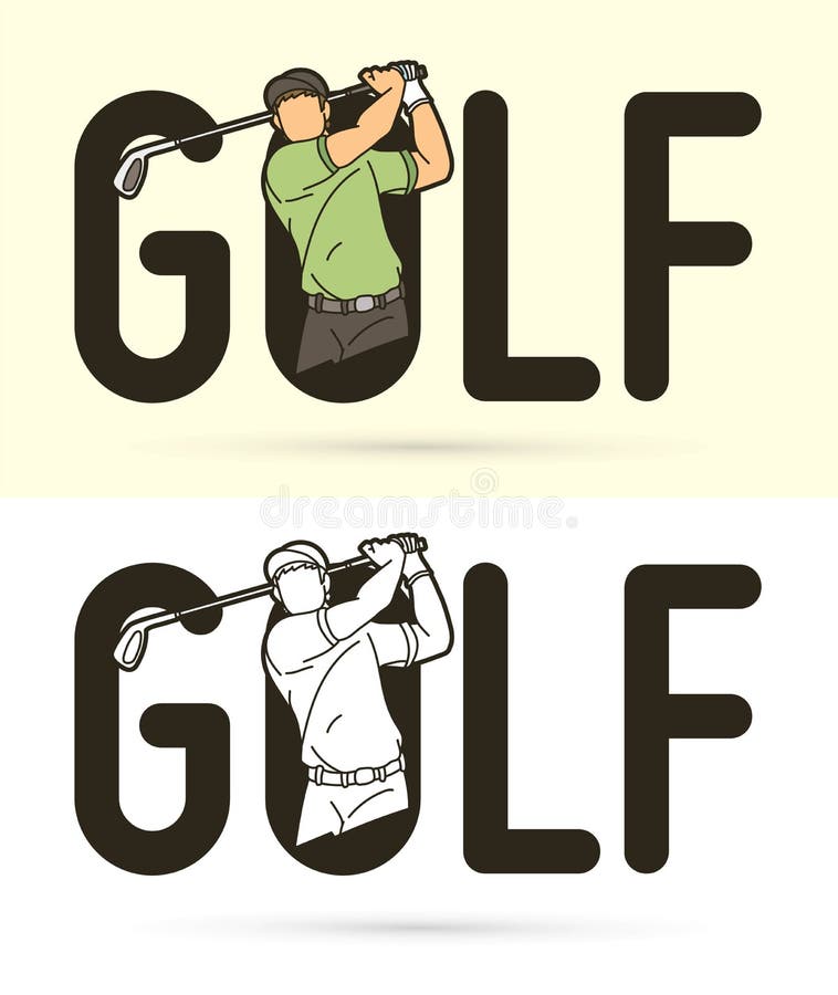 Golf Font Stock Illustrations – 936 Golf Font Stock Illustrations ...