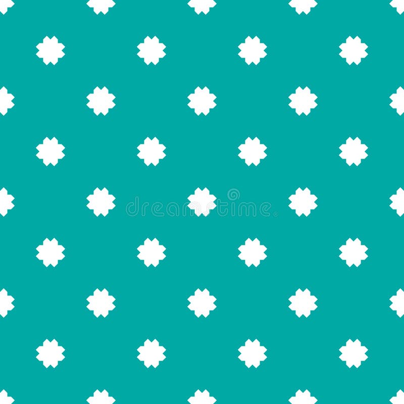 Geometric Pattern with Flowers of Square. Abstract Seamless Flowers ...