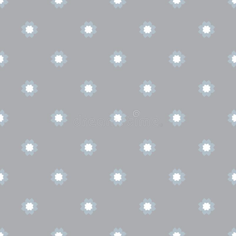 Geometric Pattern with Flowers of Square. Abstract Seamless Flowers ...