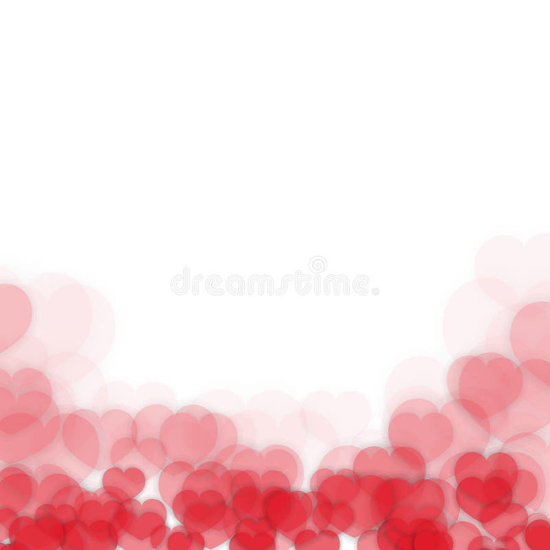 Red Blurred Hearts stock vector. Illustration of valentine - 171015682