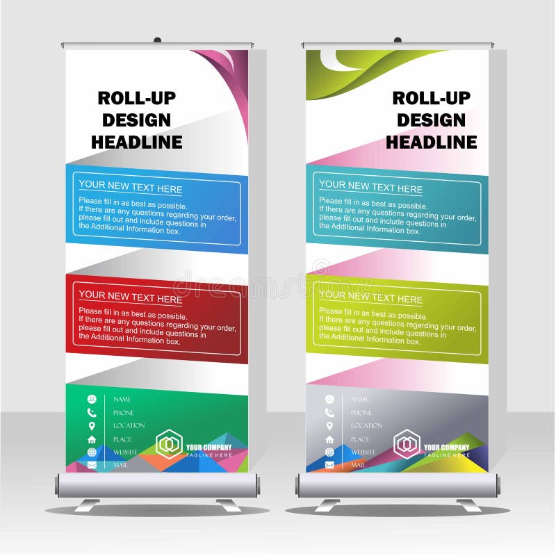 Upright Banner Designs that are Attractive and Suitable for Various ...