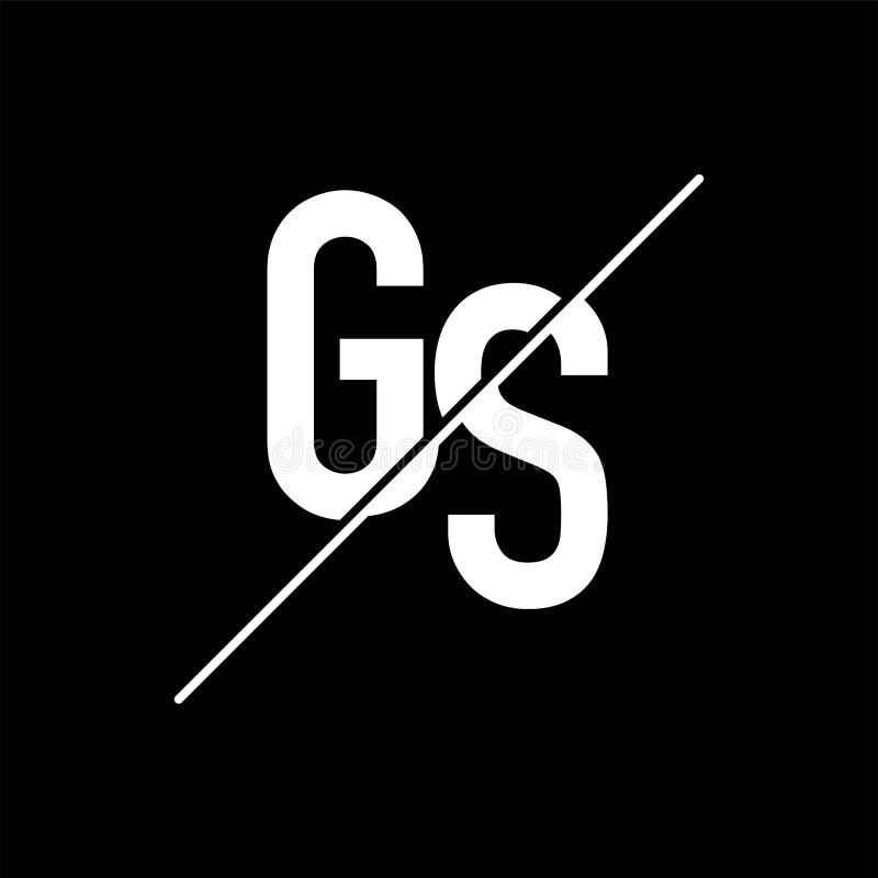 Initial GS Letter Logo with Creative Modern Business Typography Vector ...