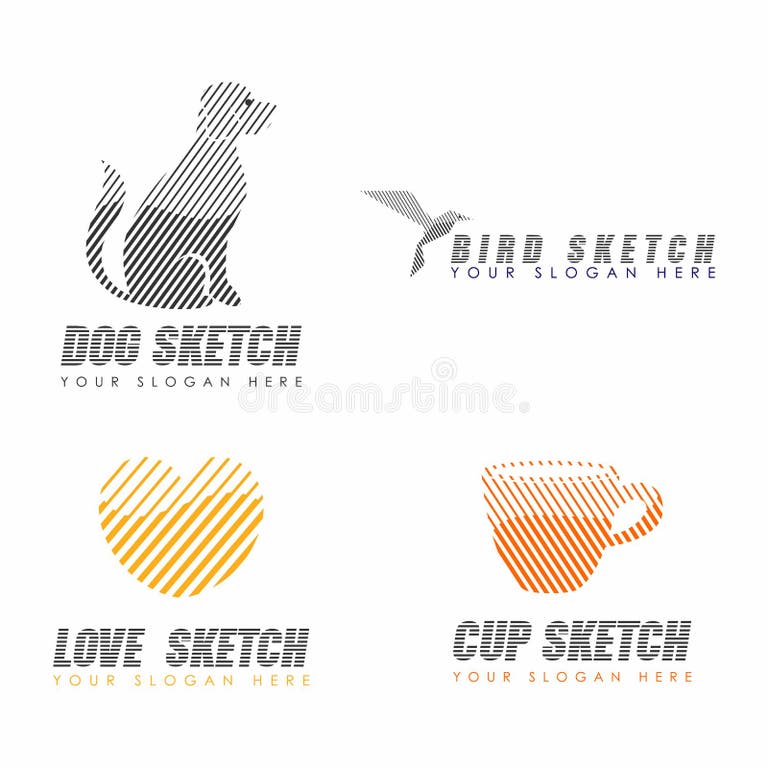 Design Using Line Modification so it Looks Unique Stock Vector ...