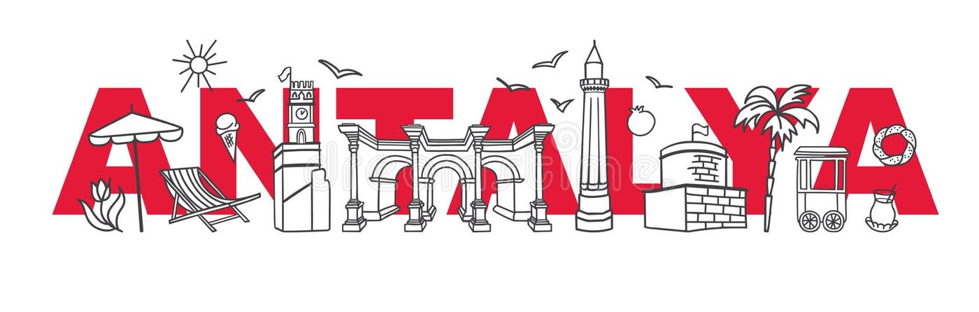 Clock Tower Antalya Stock Illustrations – 58 Clock Tower Antalya Stock ...