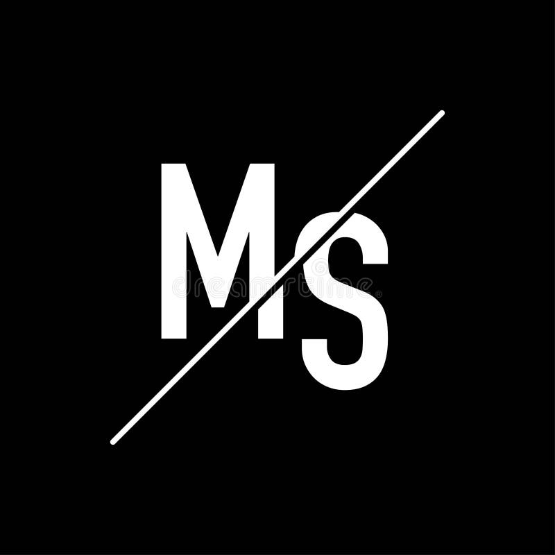 Ms Letter Logo Design Stock Illustrations – 1,629 Ms Letter Logo Design ...