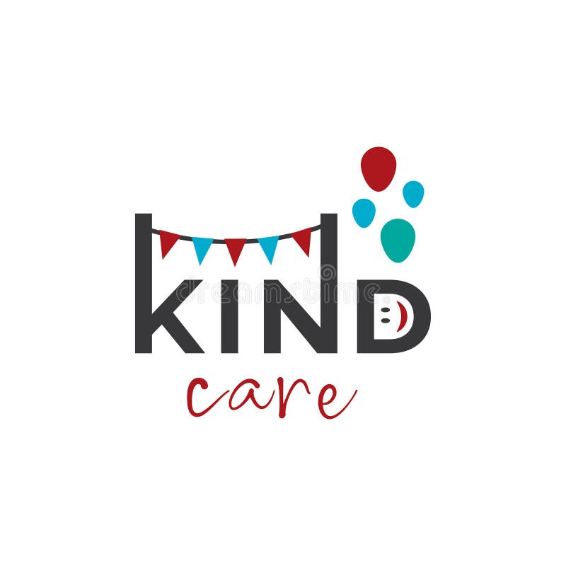 Kind Care Vector Logo. Charity Company Emblem Stock Vector ...