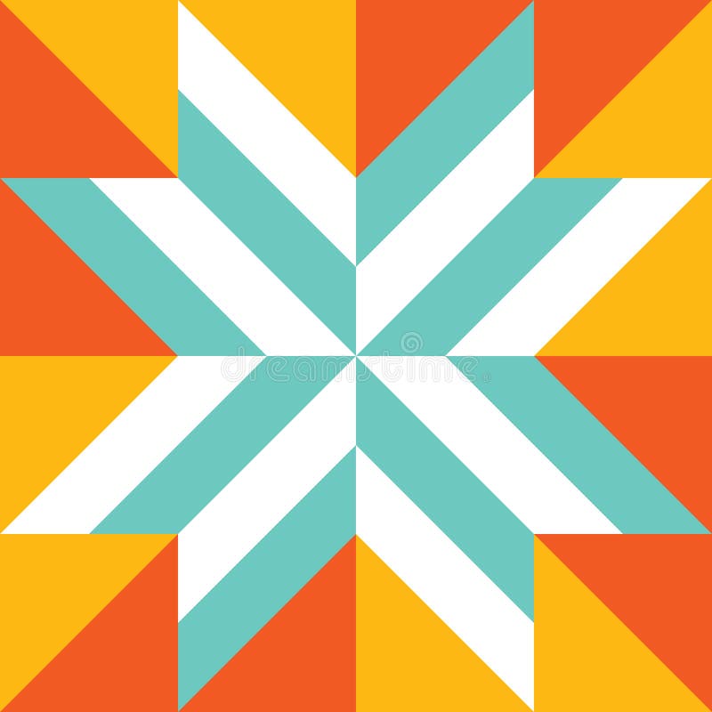 Geometric Pattern with Rectangle and Triangle. Abstract Seamless ...