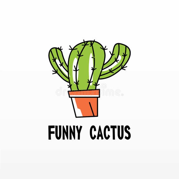 Cactus Flower Shape Design that Looks Cute and Unique Stock Vector ...