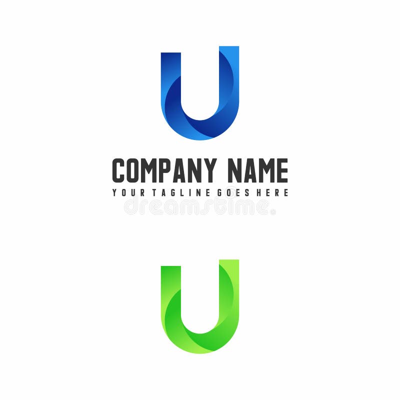 Vector Font U Which Has an Attractive Shape and Can Be Used As a Symbol ...