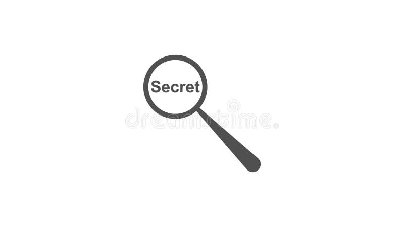 TOP SECRET Text Made with Many Symbols on Computer Screen, 3d Rendering ...