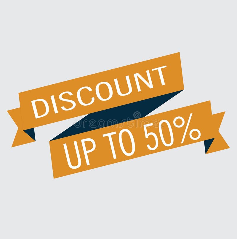 Promotional Icon Up To 35 Discount Stock Illustration - Illustration of ...