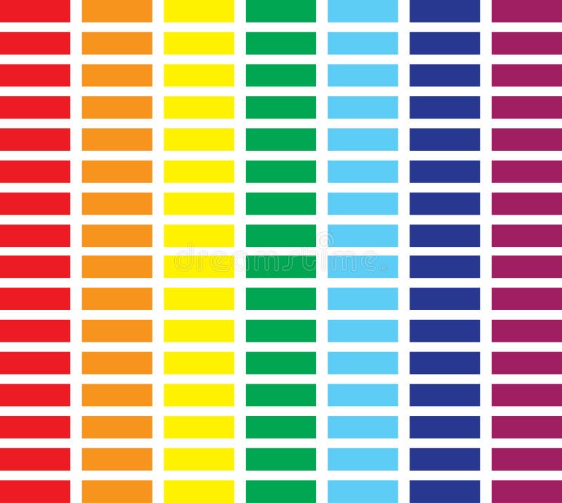 Rainbow Flag Coloured Grid Illustration Stock Illustration ...