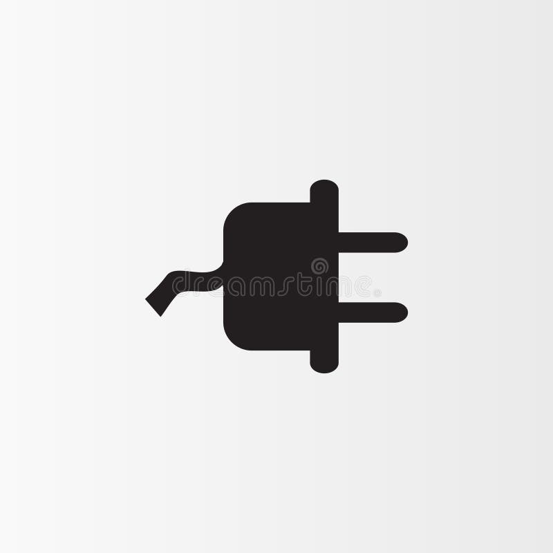 Vector Electric Plug and Socket Unplugged - Flat Line Minimalistic ...