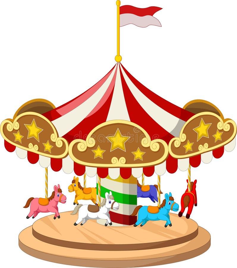 Carousel Horse Stock Illustrations – 6,454 Carousel Horse Stock ...