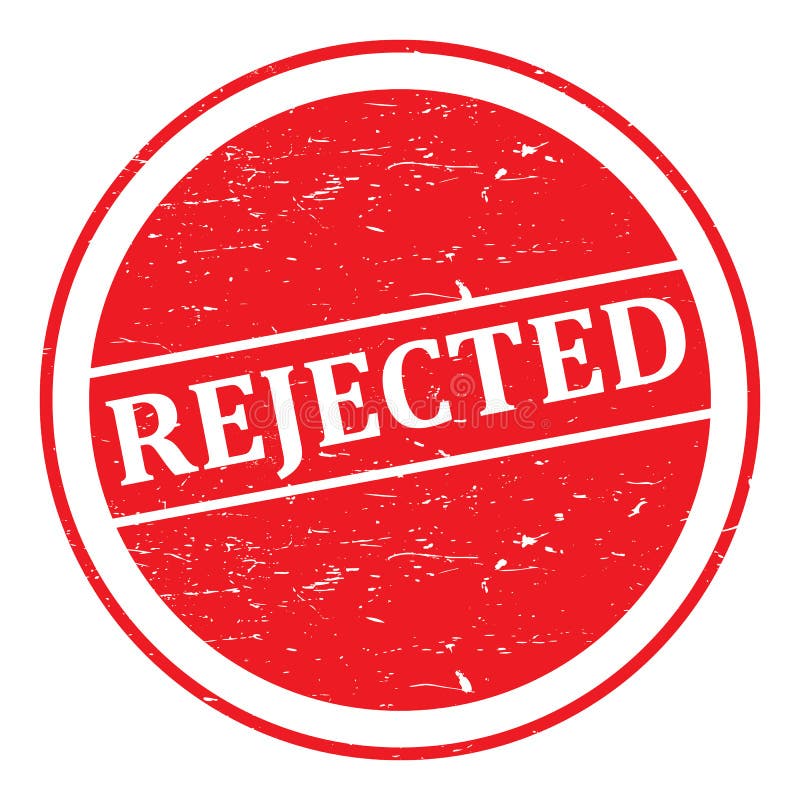 Rejected stamp stock illustration. Illustration of imprint - 16846666