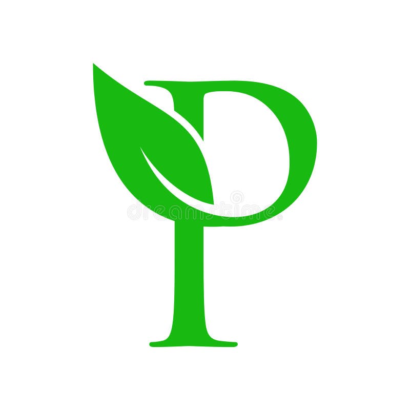 Beautiful Initial Letter P Leaf Stock Illustrations – 89 Beautiful ...
