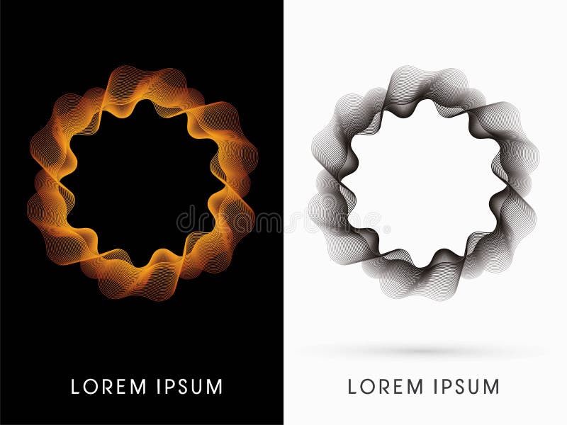 Luxury Circle Frame, Cycle Border Graphic Stock Vector - Illustration ...