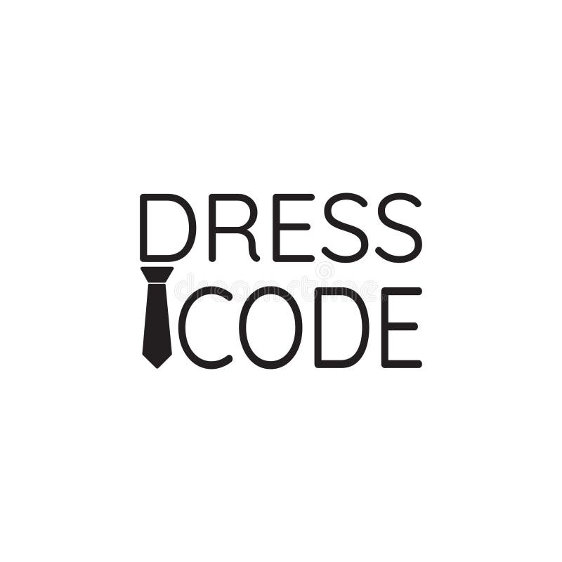 Dress Code Icon Sign Vector for T-shirt Graphics, Banner, Fashion ...