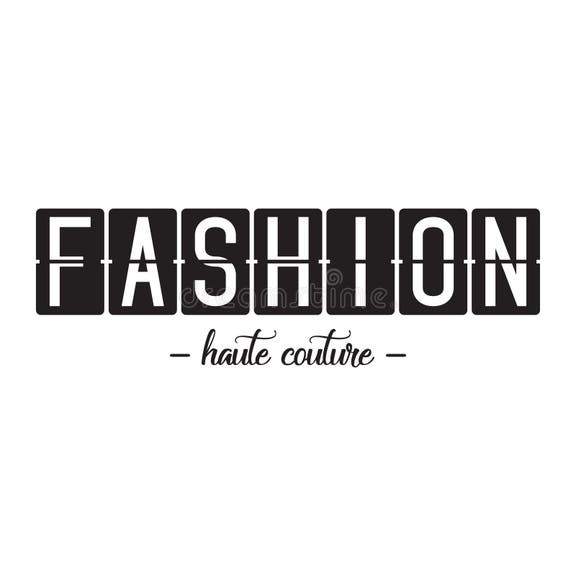 Haute Couture Logo Design - Vector Illustration Design for Banner, T ...