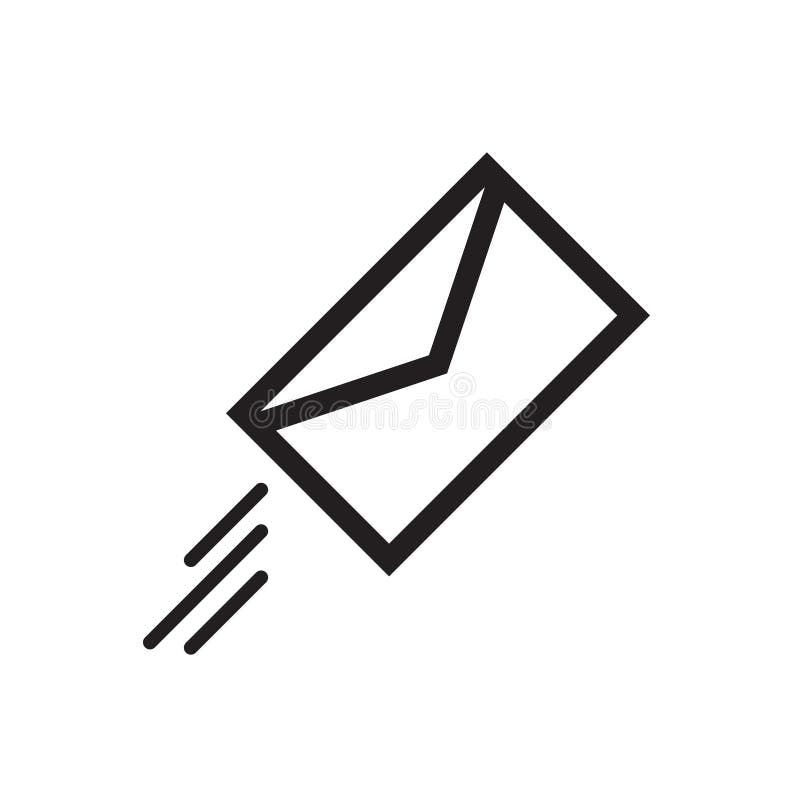 Express Mail Message Icon. Linear Style Sign for Mobile Concept and Web ...