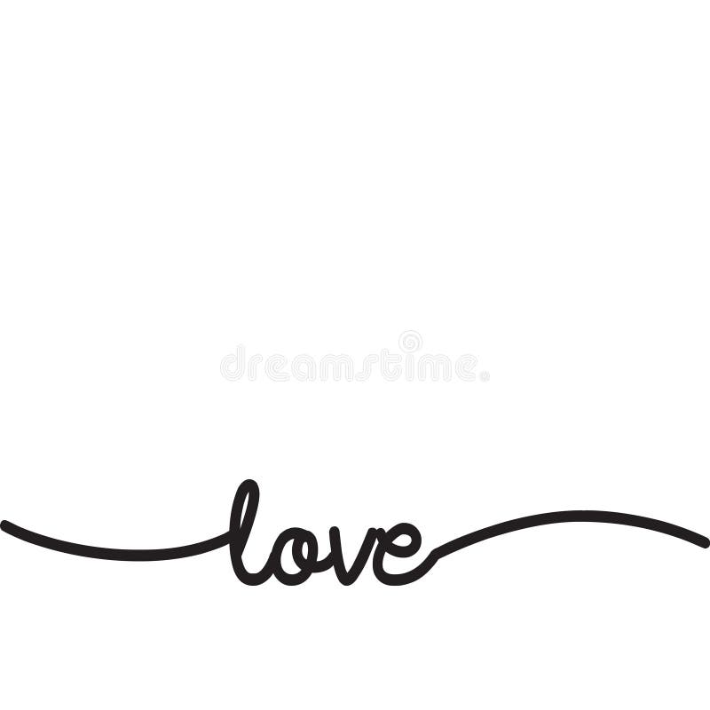 Still Word Calligraphy Design by Hand Draw for Decoration in Black and ...