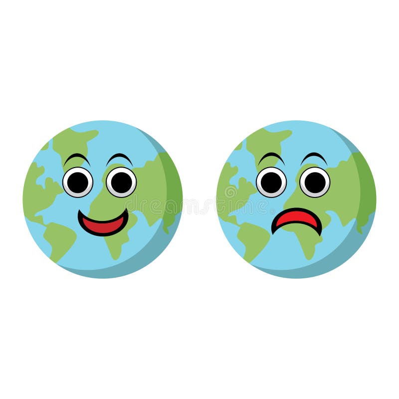 Cute Earth Vector, Earth Vector, Globe Stock Vector - Illustration of ...