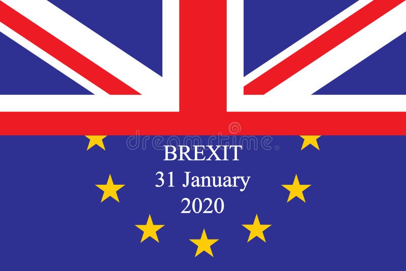 Brexit Poster about UK Leaving EU. Vector Illustration Design with ...