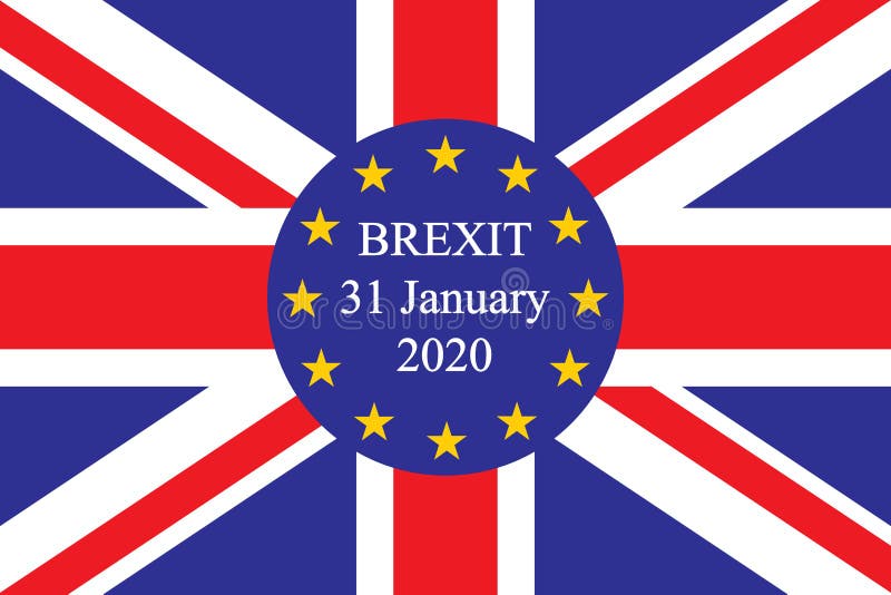 Brexit Poster about UK Leaving EU. Vector Illustration Design with ...