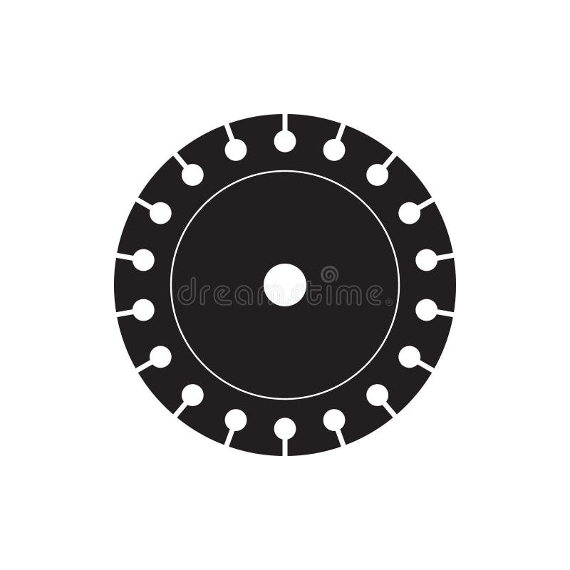 Abrasive Cutting Black Discs Stock Illustrations – 2 Abrasive Cutting ...