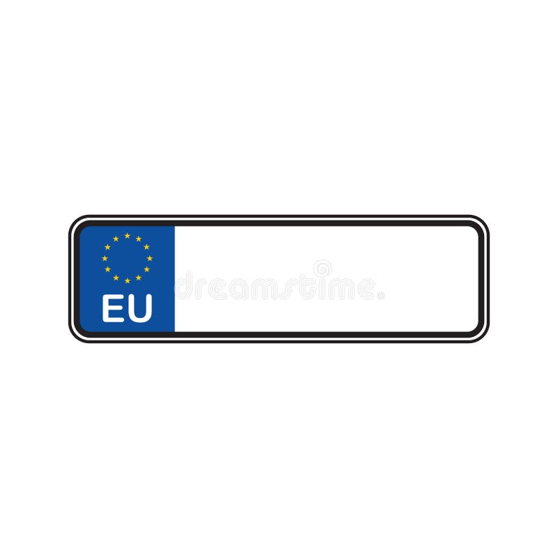 Eu Plate Stock Illustrations – 318 Eu Plate Stock Illustrations ...