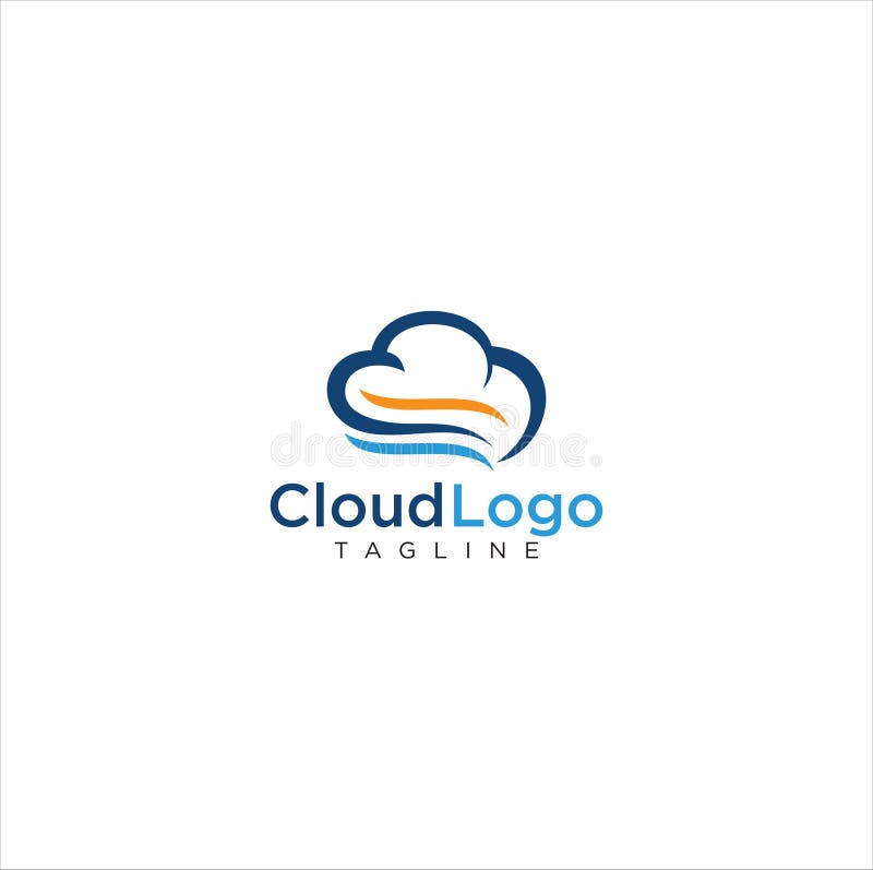 Cloud Logo Icon Design Vector . Cloud Tech Logo . Stock Vector ...