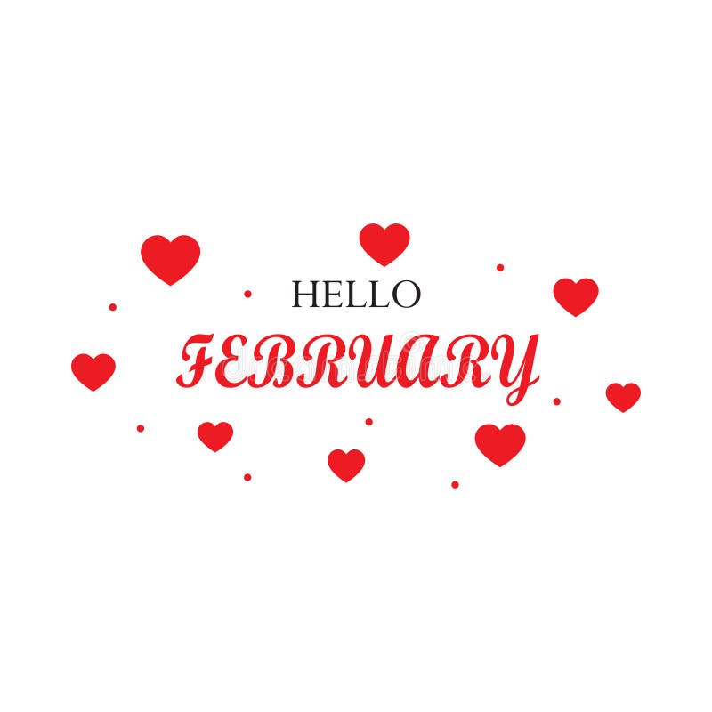 February Heart Month Stickers Stock Illustrations – 20 February Heart ...