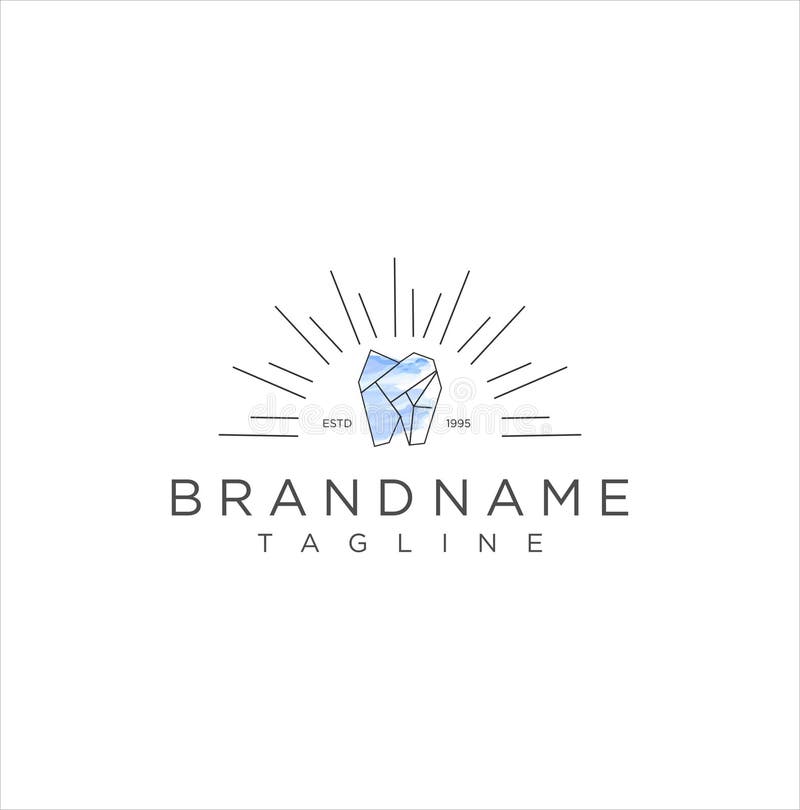 Tooth Dentistry Dental Logo Vintage Health Stylized Tooth Outline ...