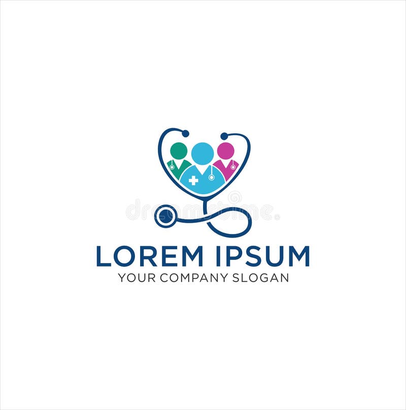 Medical Social Logo Design Template Element Stock Vector , Health Care ...