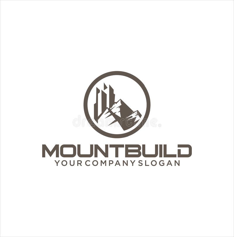 Building Mountain Logo Vector . Mountain City Logo, Architecture ...