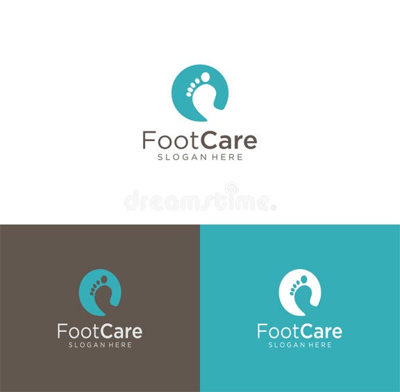 Foot Clinic Logo Designs, Foot Care Logo Designs Vector , Circle Foot ...