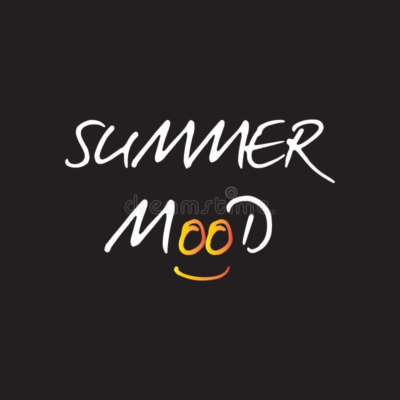 Summer Mood - Vector Illustration Design for Textile and Fashion ...