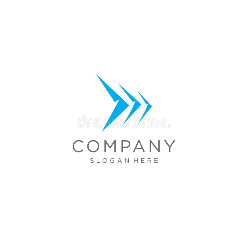 Arrow Logo Template. Abstract Business Arrow Up Logo Icon Design ...