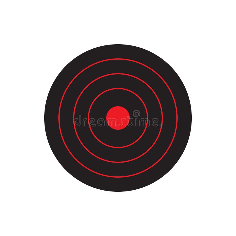 Circular target stock illustration. Illustration of illustration - 1809178