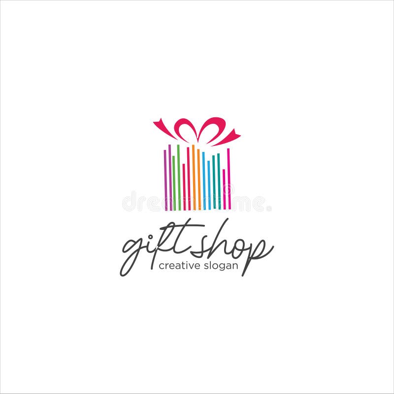 Christmas Gift Logo . Hand Gift Logo Stock Vectors . we Gift Logo ...