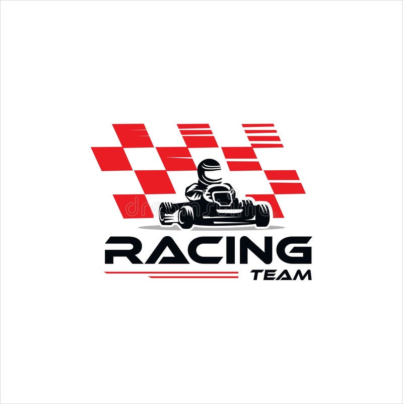 Karting Race Symbol Logo Emblem Template Vector Image . Go Kart Logo ...